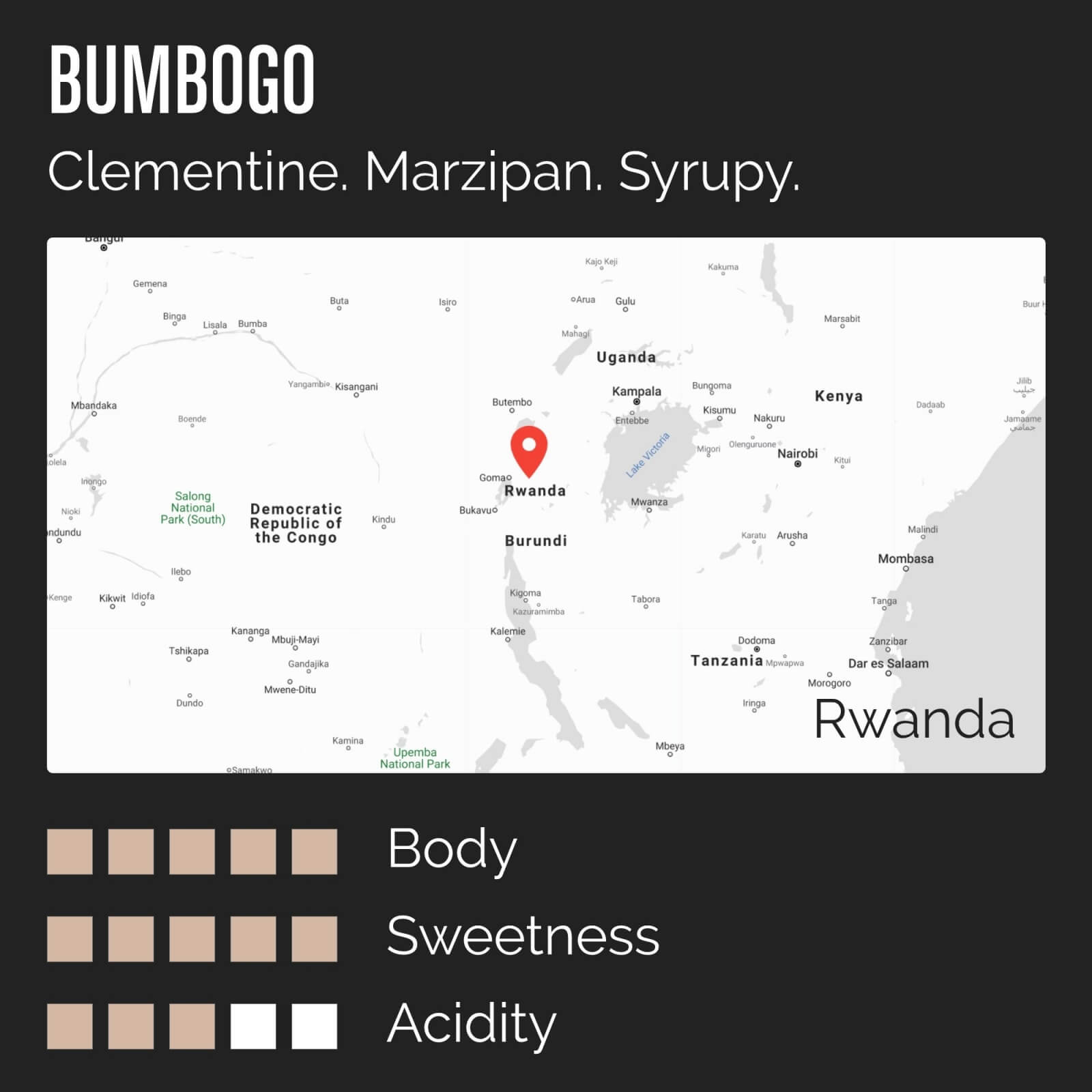 Rwanda BUMBOGO | The Barn | Kofio.cz