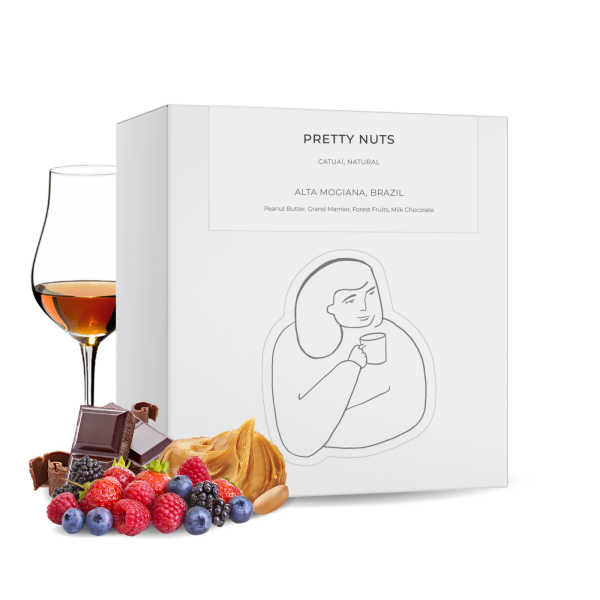Brazílie PRETTY NUTS | DAK Coffee Roasters | Kofio.cz