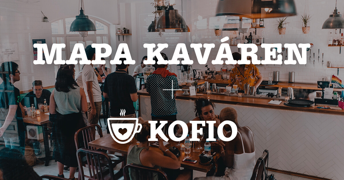 Mapa kaváren